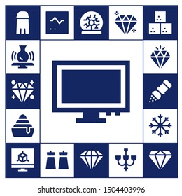 Crystal Icon Set 17 Filled Crystal Stock Vector (Royalty Free ...