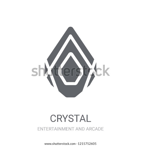 Crystal Icon Trendy Crystal Logo Concept Stock Vector (Royalty Free ...