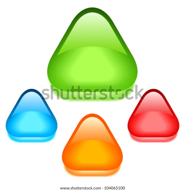 Crystal Icons Set Vector Illustration Stock Vector (Royalty Free ...