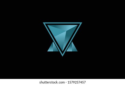 Crystal Logo Emblem Polygon Diamond Facets Stock Vector (Royalty Free ...
