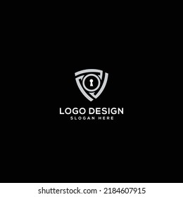 Cs Letter Security Typed Logo Design Stock Vector (Royalty Free ...