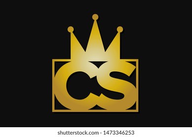 Cs Logo Gold Crown Stock Vector (Royalty Free) 1473346253 | Shutterstock