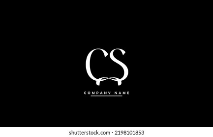 Cs Sc Abstract Letters Logo Monogram Stock Vector (Royalty Free ...