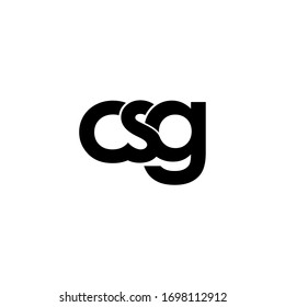 Csq Letter Original Monogram Logo Design Stock Vector (Royalty Free ...