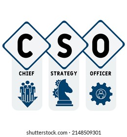 Cso Chief Strategy Officer Acronym Business Stock Vector (Royalty Free ...