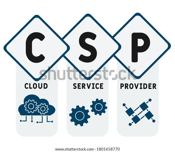 Csp Cloud Service Provider Acronym Business Stock Vector (Royalty Free ...