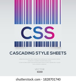 Css Mean Cascading Style Sheetsvector Illustration Stock Vector ...