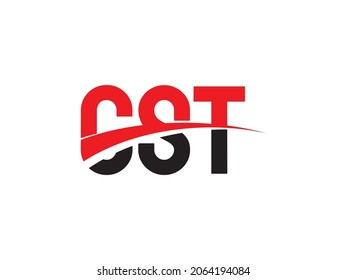 Cst Letter Initial Logo Design Vector Stock Vector (Royalty Free ...