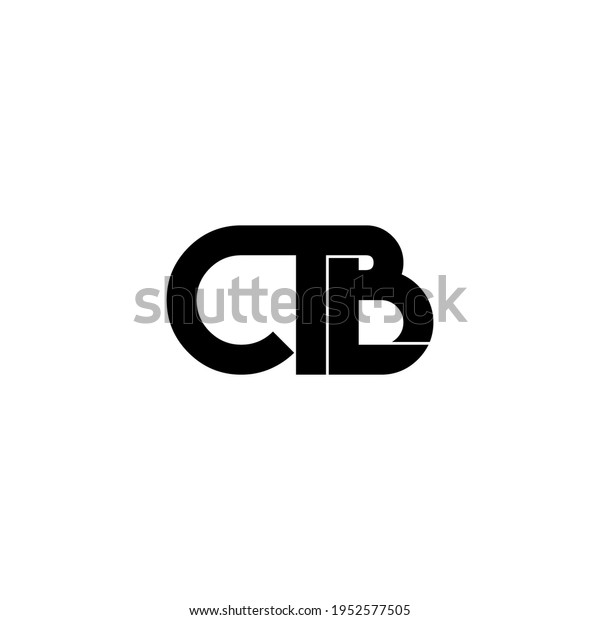 Ctb Letter Original Monogram Logo Design Stock Vector (Royalty Free ...