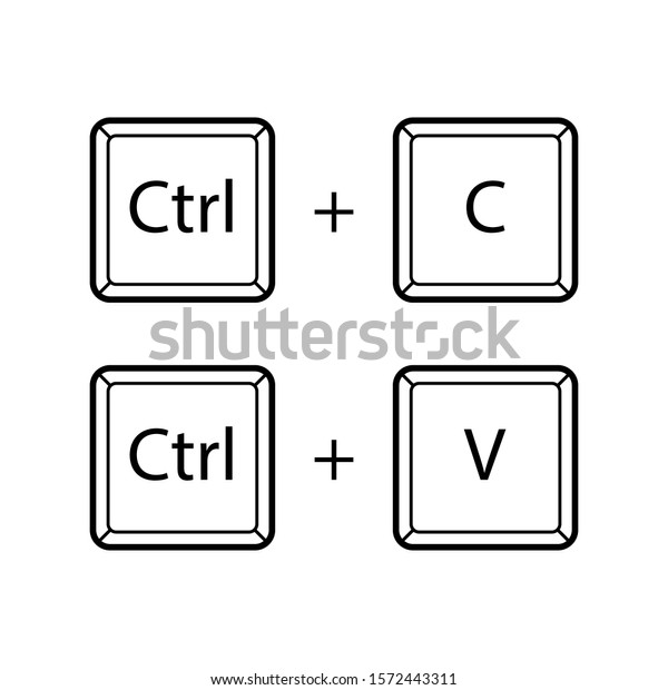Ctrl C Ctrl V Keyboard Buttons 스톡 벡터(로열티 프리) 1572443311 | Shutterstock Ctrl C Ctrl V Keyboard Buttons 스톡 벡터(로열티 프리) 1572443311 | Shutterstock