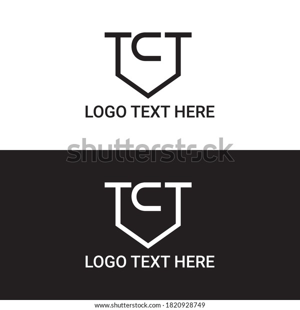 Ctt Creative Letter Logo Design Stock Vector (Royalty Free) 1820928749 ...