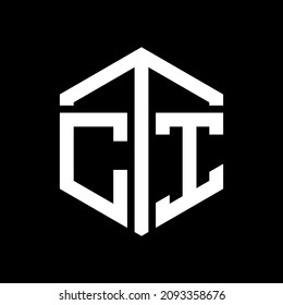 Ctt Unique Abstract Geometric Vector Logo Stock Vector (Royalty Free ...