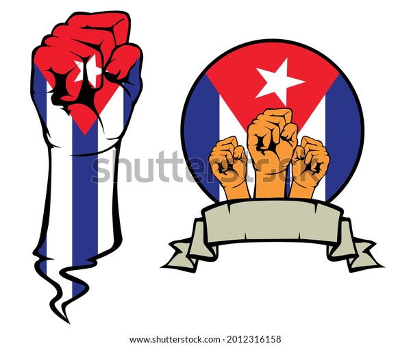 Cuba Revolution Artwork Conceptual Design Vector Stock Vector (Royalty ...
