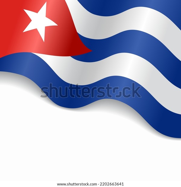 Cuban Flag Wavy Abstract Background Vector Stock Vector (Royalty Free ...
