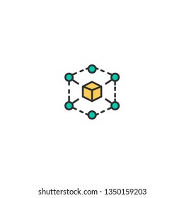 Cube Icon Design Marketing Icon Vector Stock Vector (Royalty Free ...