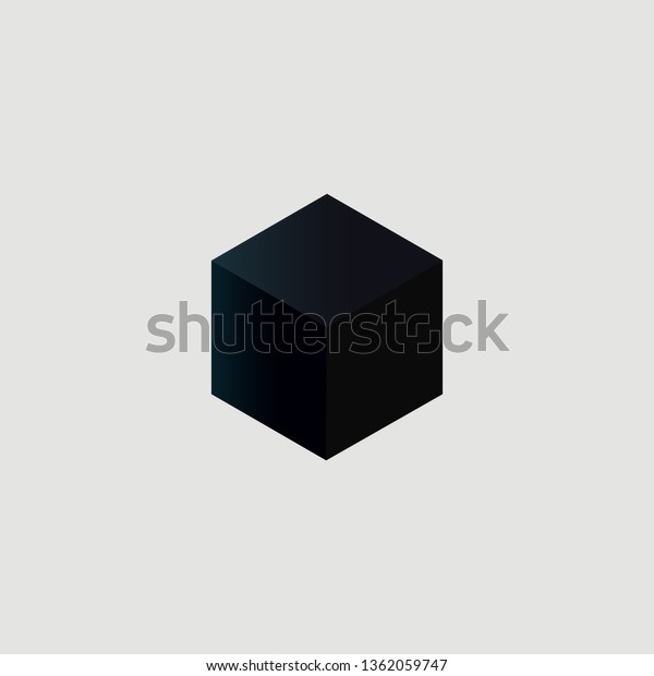 Cube Icon Flat Design Cube Cube Stock Vector (Royalty Free) 1362059747 ...