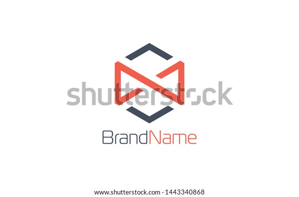 Cube Logo Formed Infinity Symbol Simple Stock Vector (Royalty Free ...