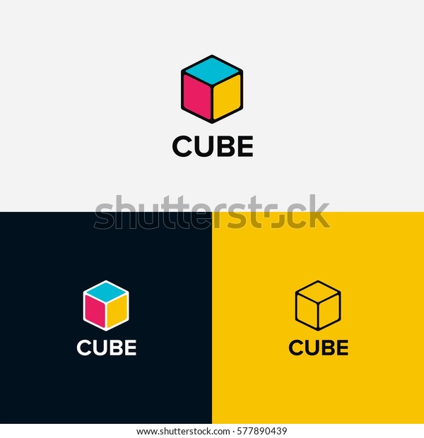 Stock vektor „Cube Logo Vector“ (bez autorských poplatků) 577890439 ...