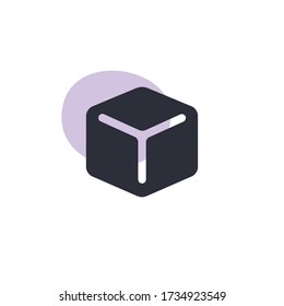 Cube Modern Icon Pictogram Stock Vector (Royalty Free) 1734923549 ...