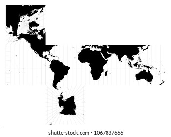 Cube Projection World Stock Vector (Royalty Free) 1067837666 | Shutterstock