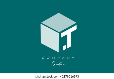 Cube T Letter Cube Alphabet Letter Stock Vector (Royalty Free ...