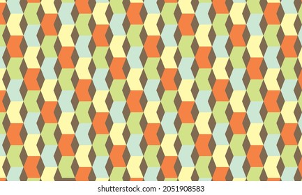Cube Wallpaper Simple Wallpaper Still Looks Stock Vector (Royalty Free ...