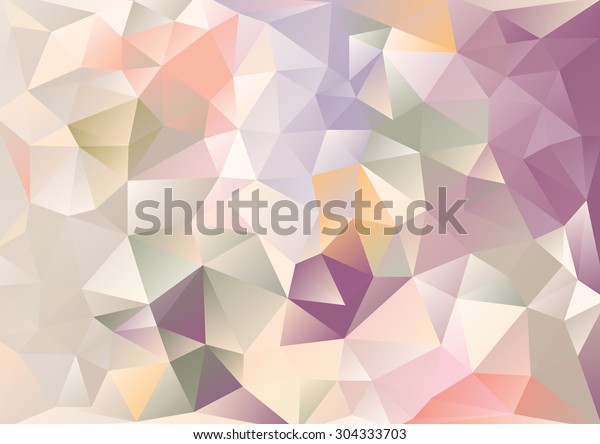 Cubism Background Beige Purple Multicolor Stock Vector (Royalty Free ...