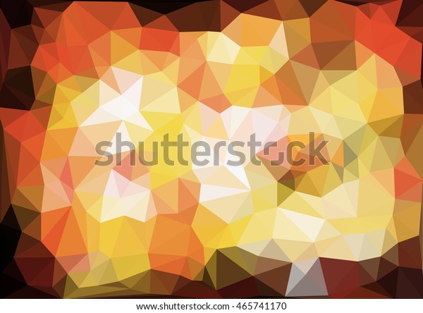 Cubism Background Orange Yellow Stock Vector (Royalty Free) 465741170 ...