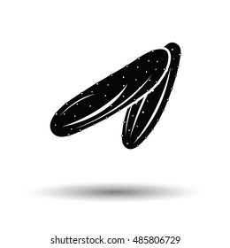 Cucumber Icon White Background Shadow Design Stock Vector (Royalty Free ...