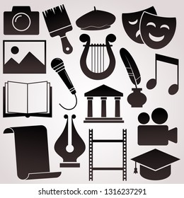 Culture Vector Icon Set Stock Vector (Royalty Free) 1316237291 ...