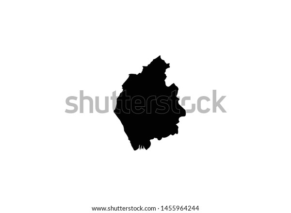 Cumbria County Outline Map England Region Stock Vector (Royalty Free ...