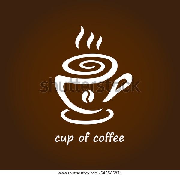 Cup Coffee Sign Restaurant Cafe Menu Stock Vector (Royalty Free) 545565871