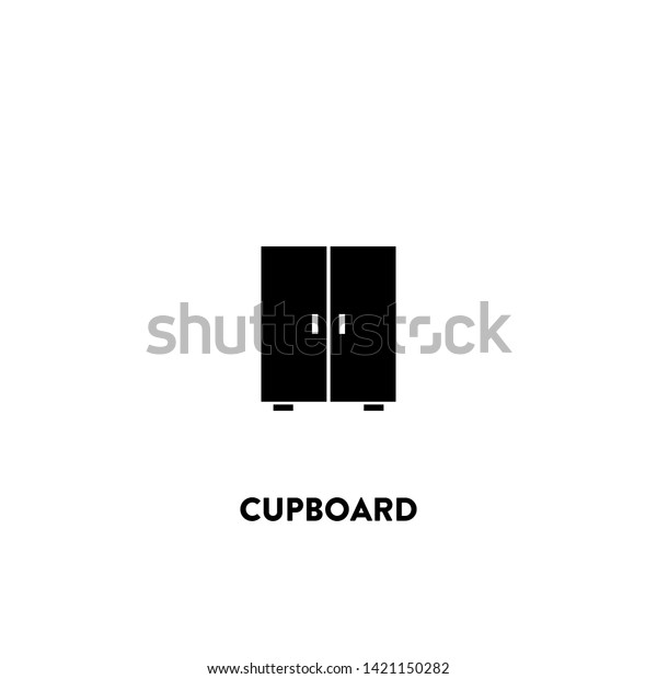 Cupboard Icon Vector Cupboard Sign On: เวกเตอร์สต็อก (ปลอดค่าลิขสิทธิ์ ...