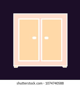 Cupboard Symbol Icon Stock Vector (Royalty Free) 1074740588 | Shutterstock