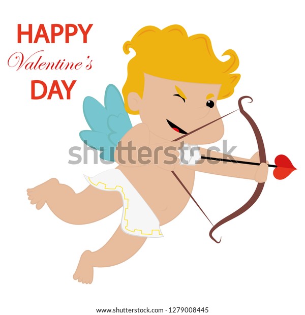 Cupid Aiming Love Stock Vector (Royalty Free) 1279008445 | Shutterstock