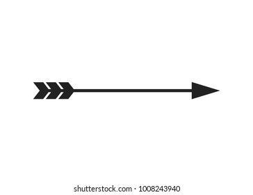 Cupids Arrow Icon Vector Illustration Stock Vector (Royalty Free ...