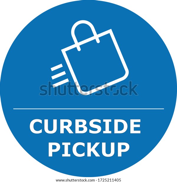 Curbside Pickup Illustrated Vector Clip Art Stock Vector (Royalty Free ...