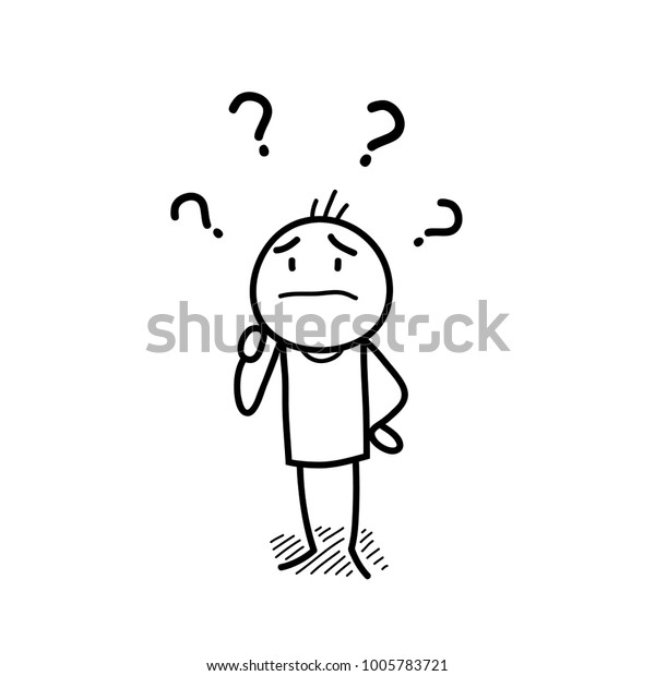 Curiosity Doodle Hand Drawn Vector Doodle Stock Vector (Royalty Free ...