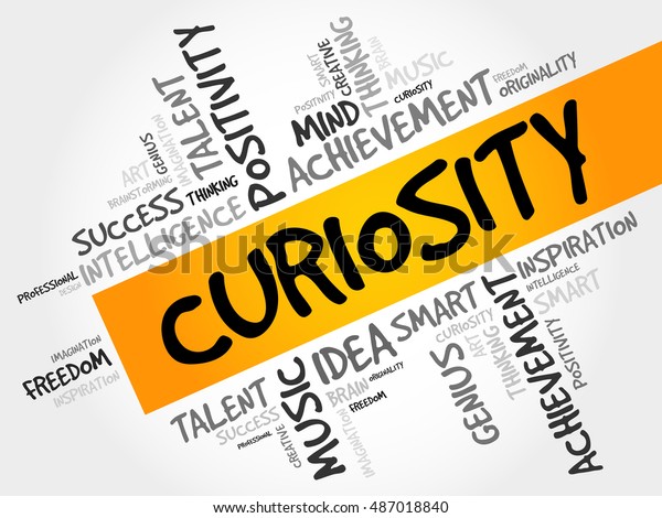 Curiosity Word Cloud Business Concept Presentation Stock Vector ...