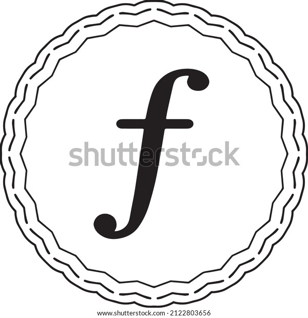 Currency Coin Symbol Shaped Vector Illustration Stock Vector (Royalty ...