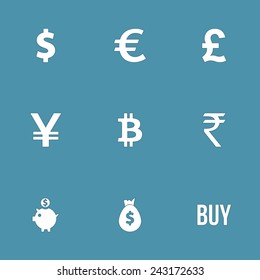 Currency Sign Vector Icon Design Set Stock Vector (Royalty Free ...