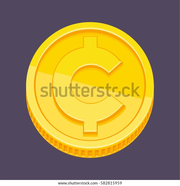 Currency Symbol Cent Centavo Symbol On Stock Vector (Royalty Free ...