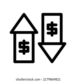 Currency Value Icon Logo Isolated Sign Stock Vector (Royalty Free ...