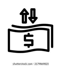 Currency Value Icon Logo Isolated Sign Stock Vector (Royalty Free ...