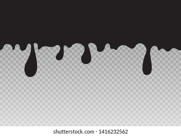 Current Paint Chocolate Ink On Transparent 库存矢量图（免版税）1416232562 ...