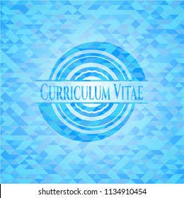 Preapproved Realistic Light Blue Mosaic Emblem Stock Vector (Royalty ...