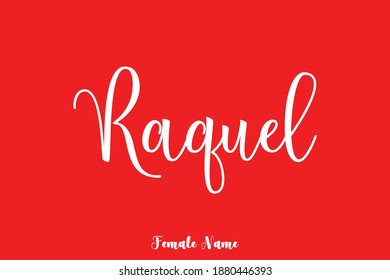 Cursive Handwritten Calligraphy Text Female Name Stock Vector (Royalty ...