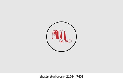 Cursive Letter Creative Icon Design Circle Stock Vector (Royalty Free ...