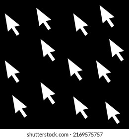 Cursors On Black Background Stock Vector (Royalty Free) 2169575757 ...