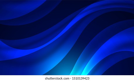 Curve Light Effect Realistic Style Background Stock Vector (Royalty ...
